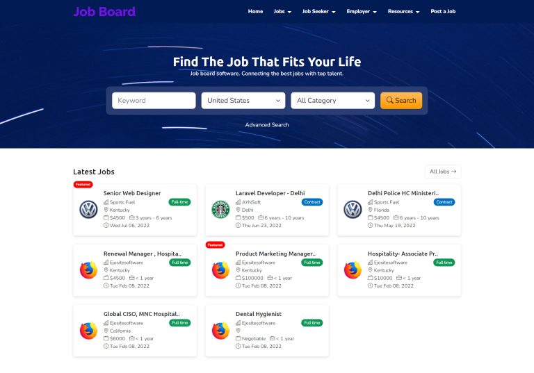 Job Board Software with Applicant Tracking