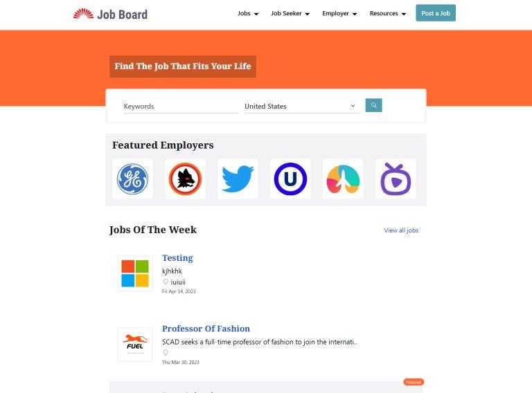 10 Job Board Themes - Job Board Software | Recruitment Software