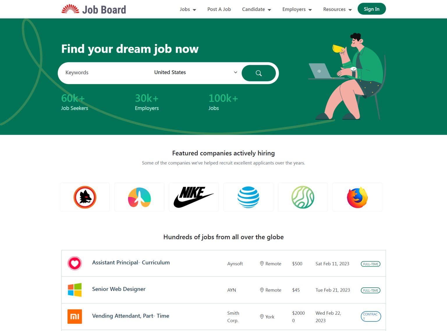 10 Job Board Themes - Job Board Software | Recruitment Software