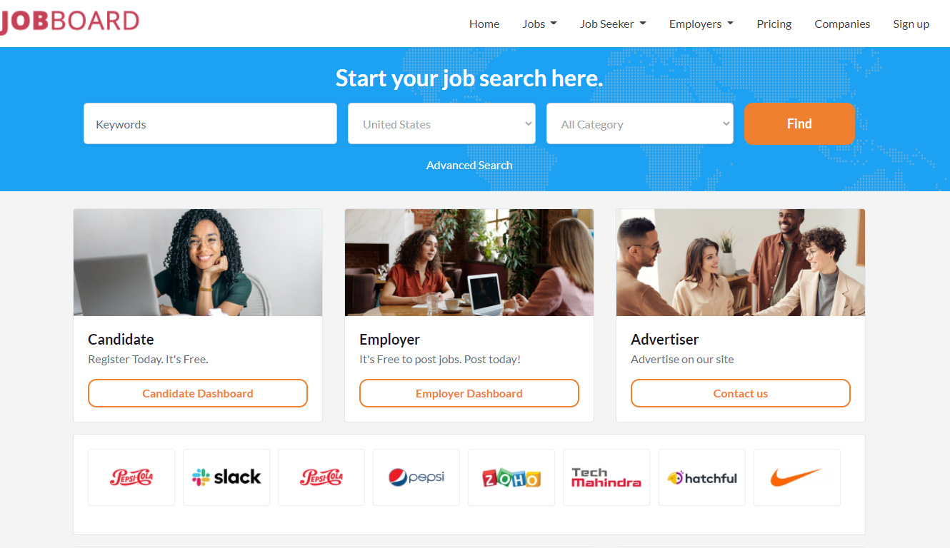 Job Board Themes - Job Board Software, Applicant Tracking Software