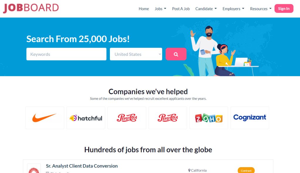 Job Board Themes - Job Board Software, Applicant Tracking Software