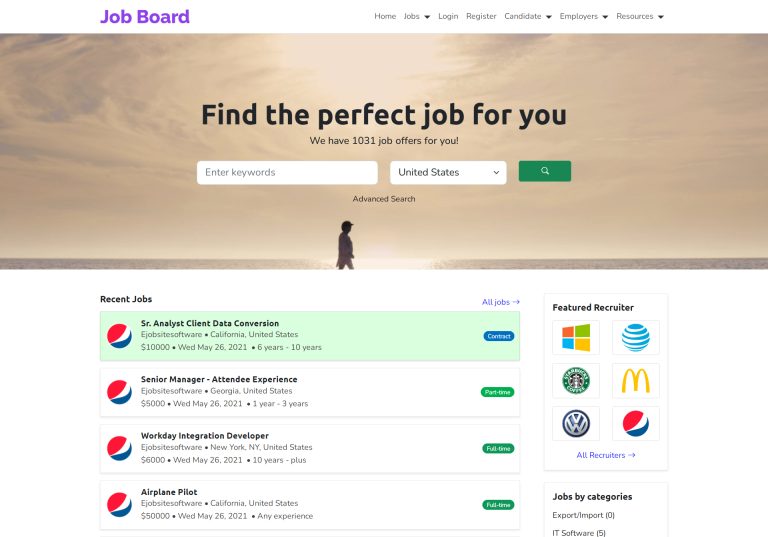 10 Job Board Themes - Job Board Software with Applicant Tracking
