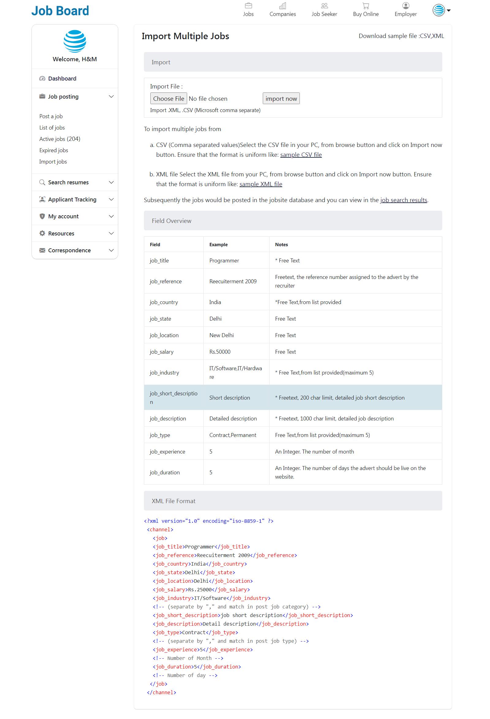 Import Multiple Jobs – Job Board Software