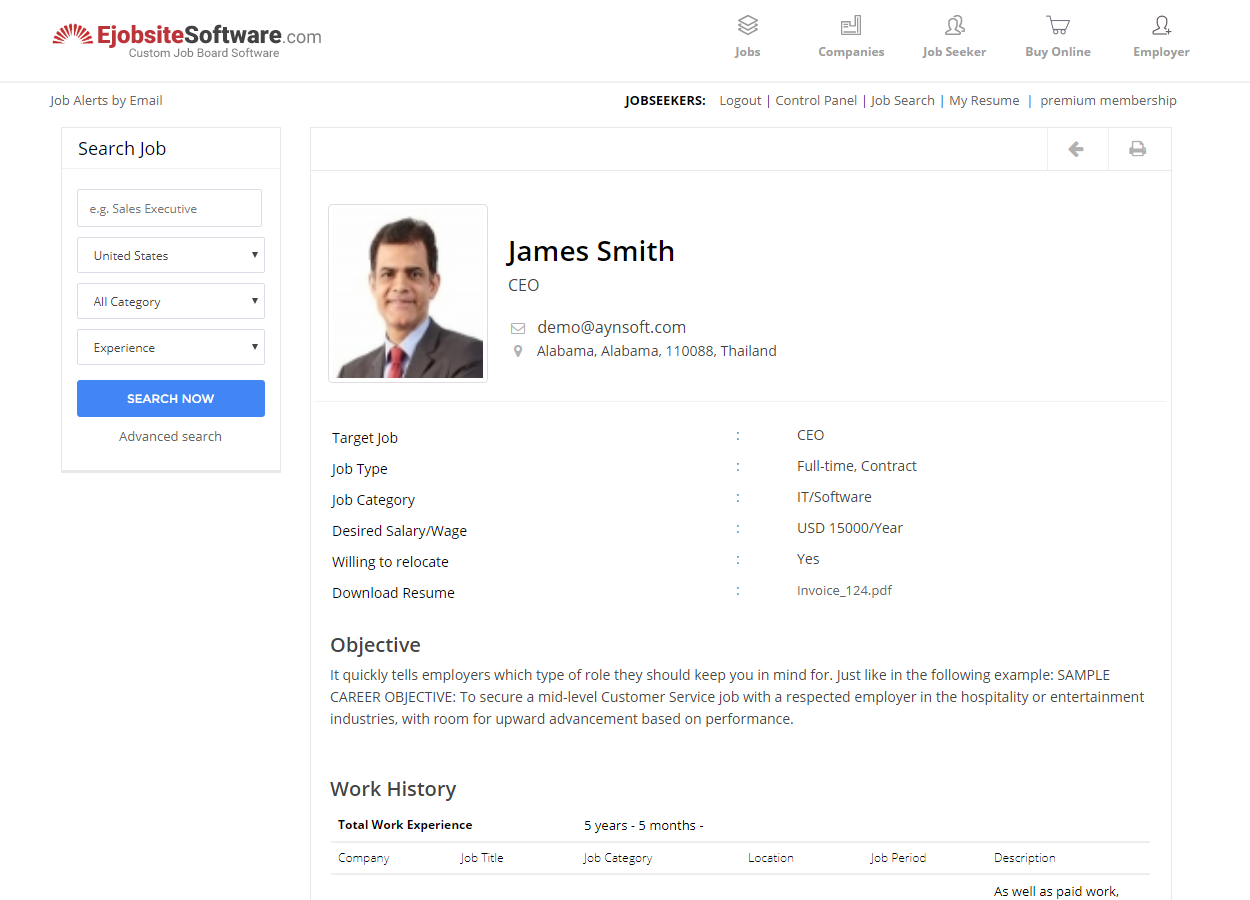 resume-view – Job Board Software | Recruitment Software