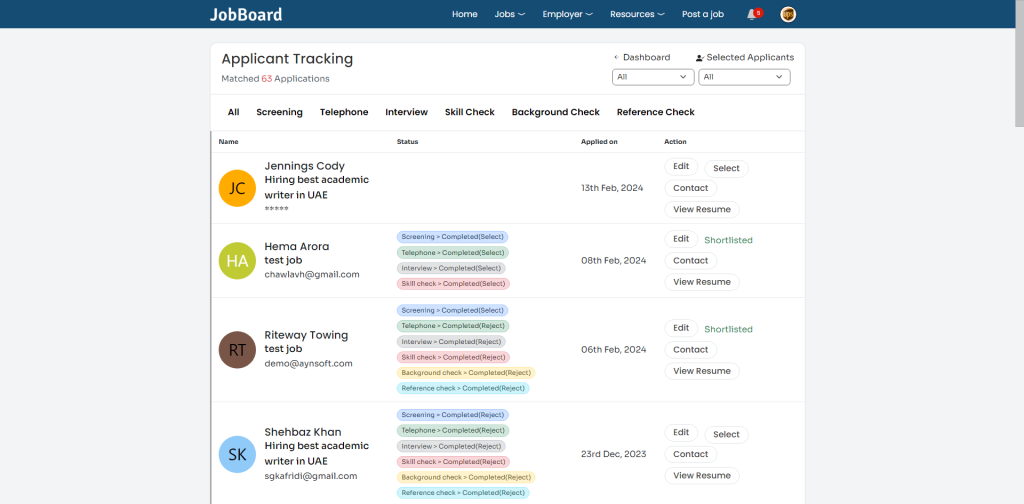 Applicant Tracking Software – Job Board Software