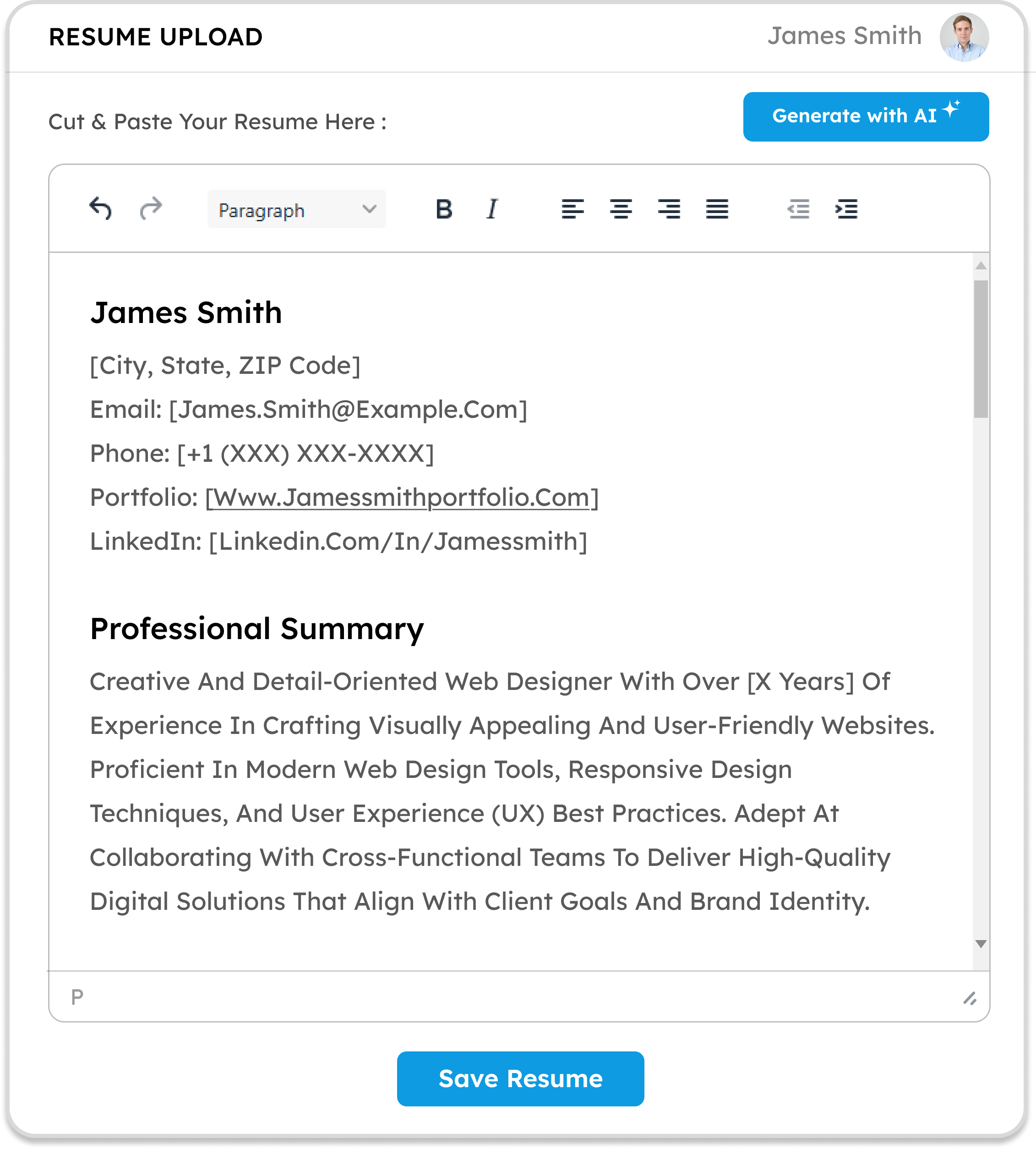 AI Resume Generator: Build ATS-Friendly Resumes Instantly – Job Board ...